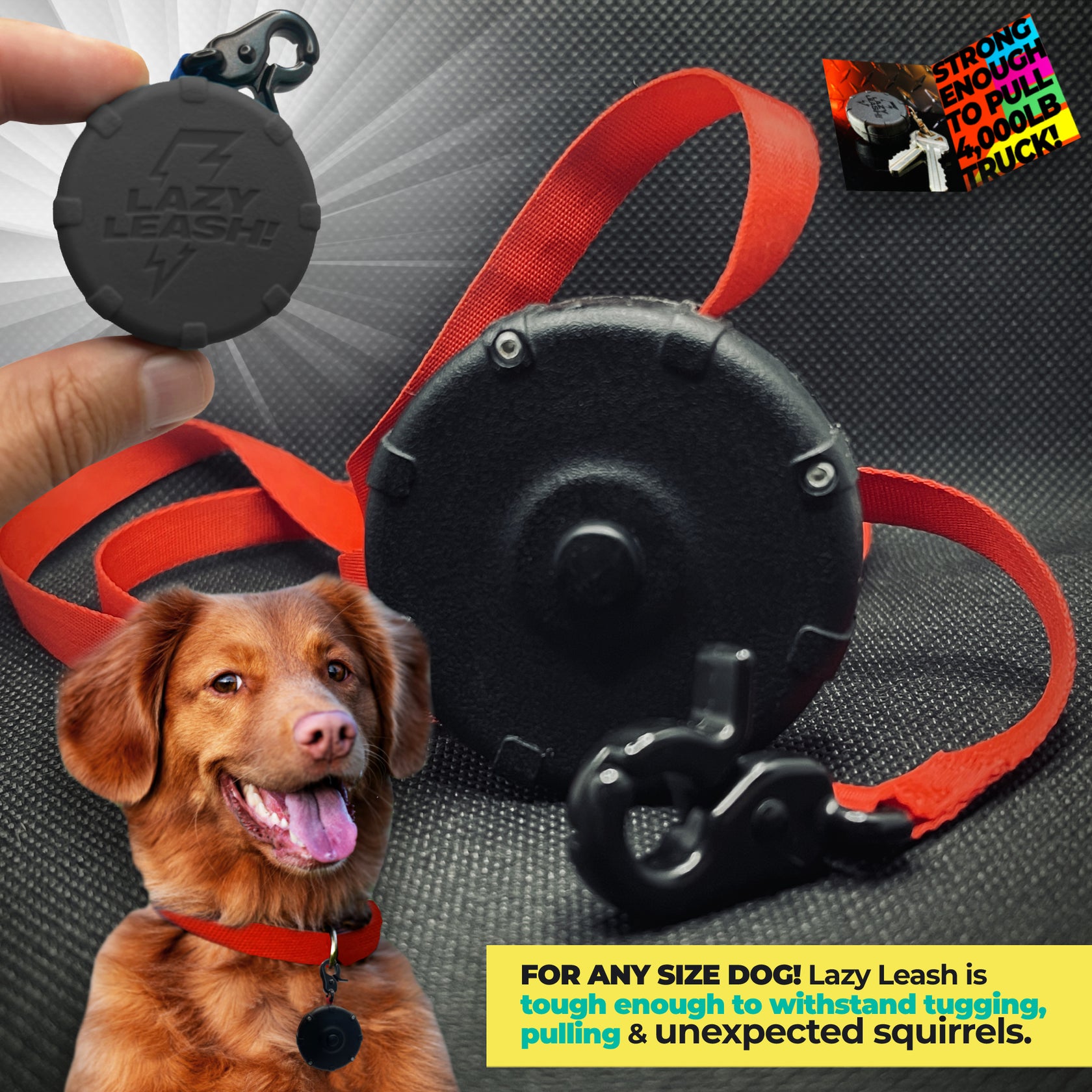 Lazy Leash! Mini Wearable Power Leash for Hiking, Training, Adventure ...