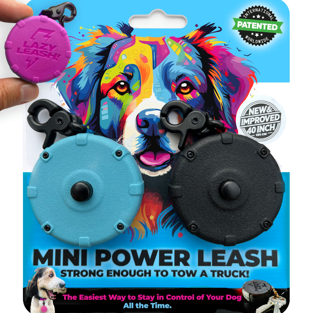 Lazy Leash! Mini Wearable Power Leash for Hiking, Training, Adventure ...